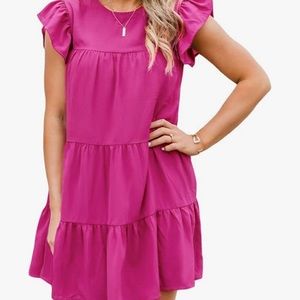 Amazon | Dresses | Amazon Hot Pink Dress | Poshmark